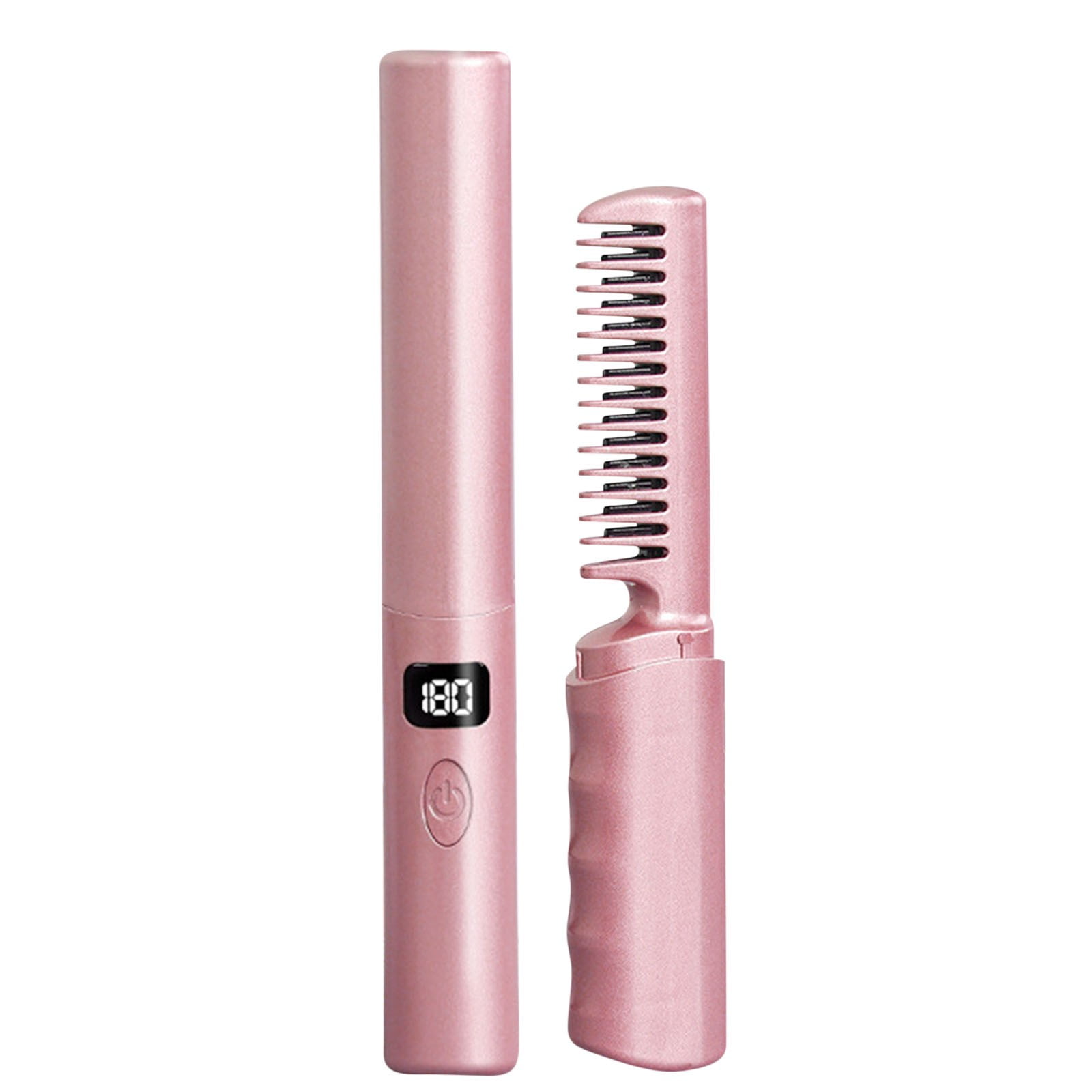 Betivan Rechargeable Mini Hair Straightener Cordless Heating Comb Iron ...