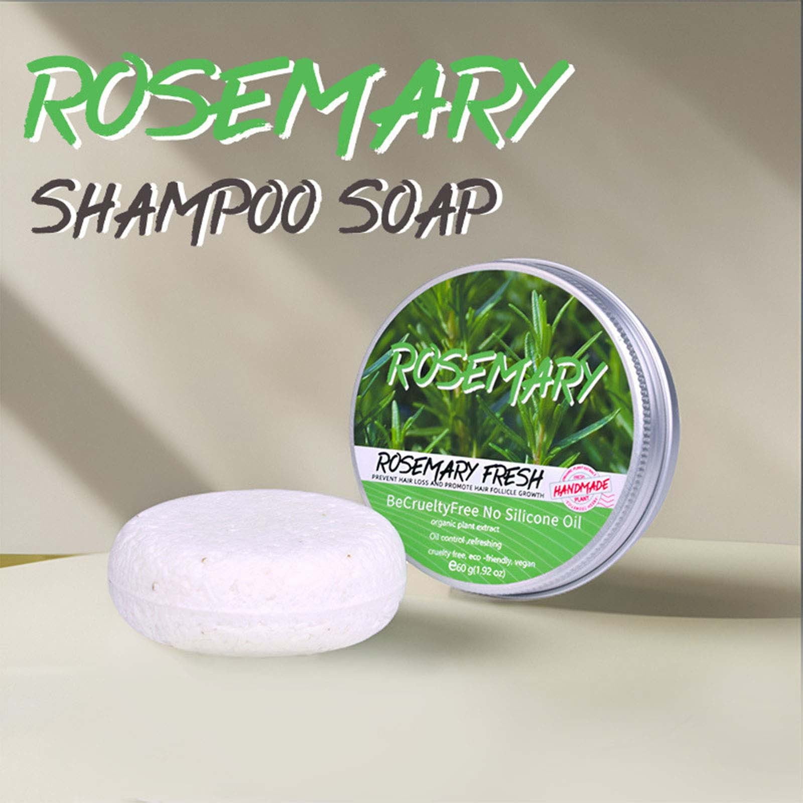 Betivan Rosemary & Biotin Volumizing Natural Shampoo Bar for Hair ...