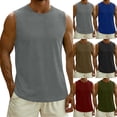 Betivan Sleeveless Crew Neck T Shirts for Men Summer Athletic Tops ...