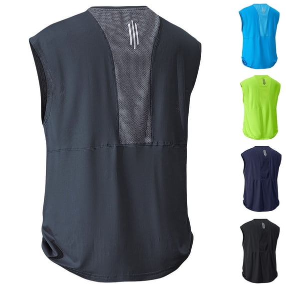 Betivan Summer Ice Silk Speed Drying Tank Top For Men Sleeveless Thin ...