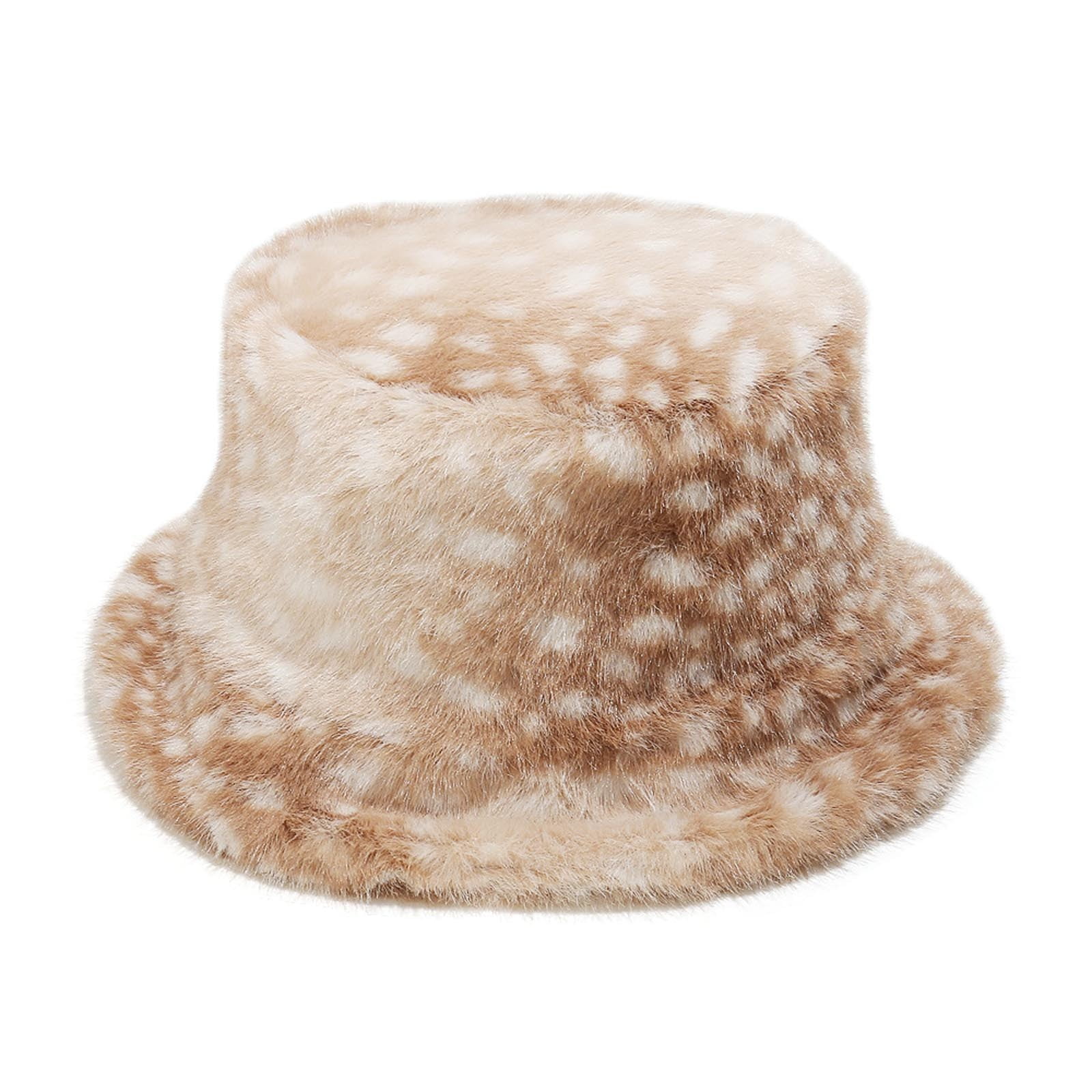 Betivan Toddler Winter Hat, Imitation Fur Pot Hat with Deer Pattern ...