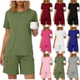 Betivan Two Piece Short Sets for Women Casual Summer Outfits Short ...