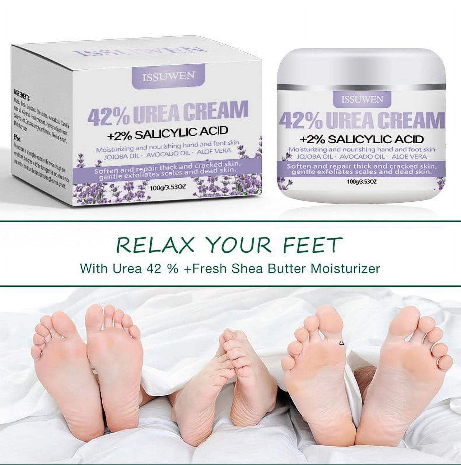 Betivan Urea Cream 42% plus Salicylic Acid 2%, Foot Cream for Dry ...