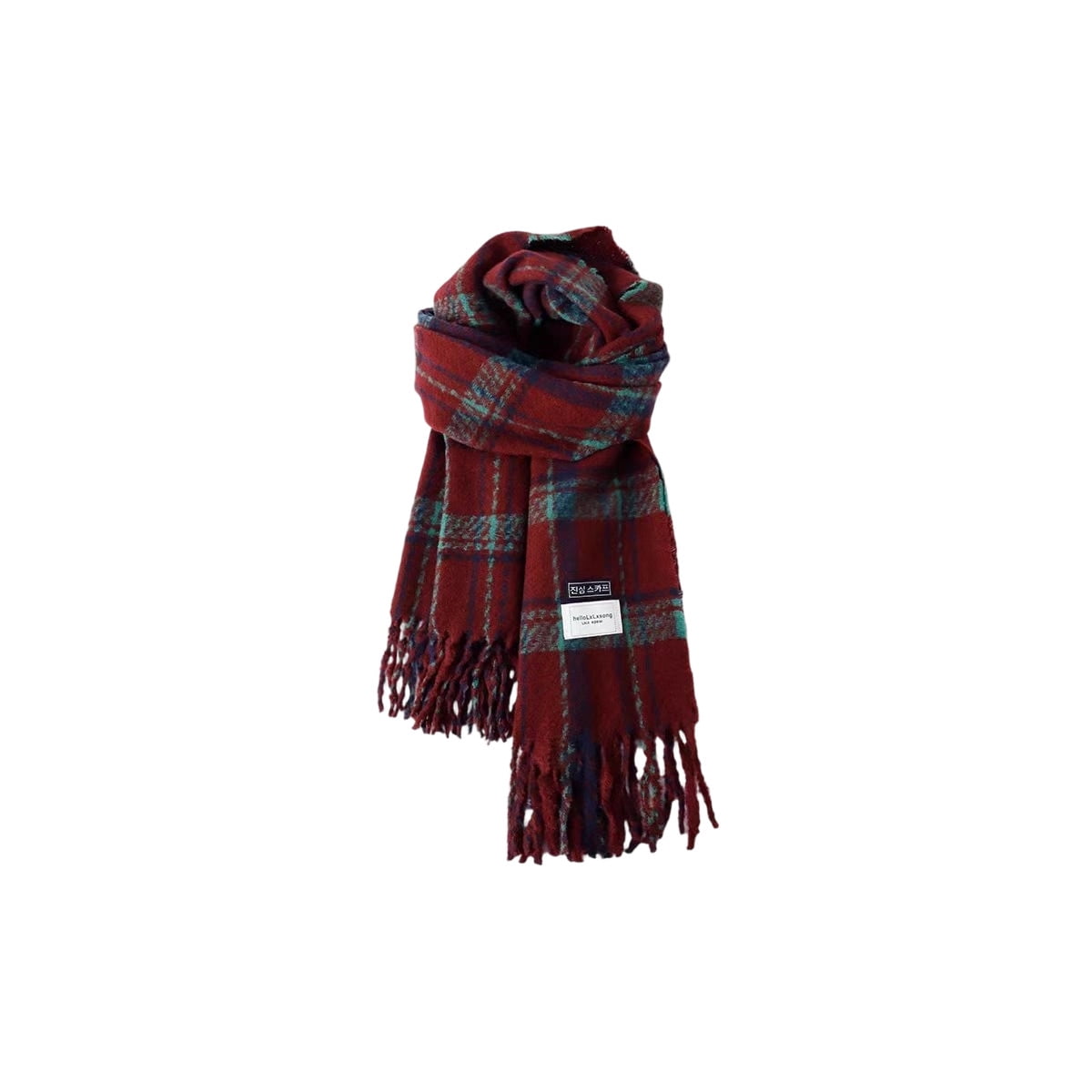 Betivan Women's Colorful Winter Scarf Fashion Thickened Warm Wrap ...