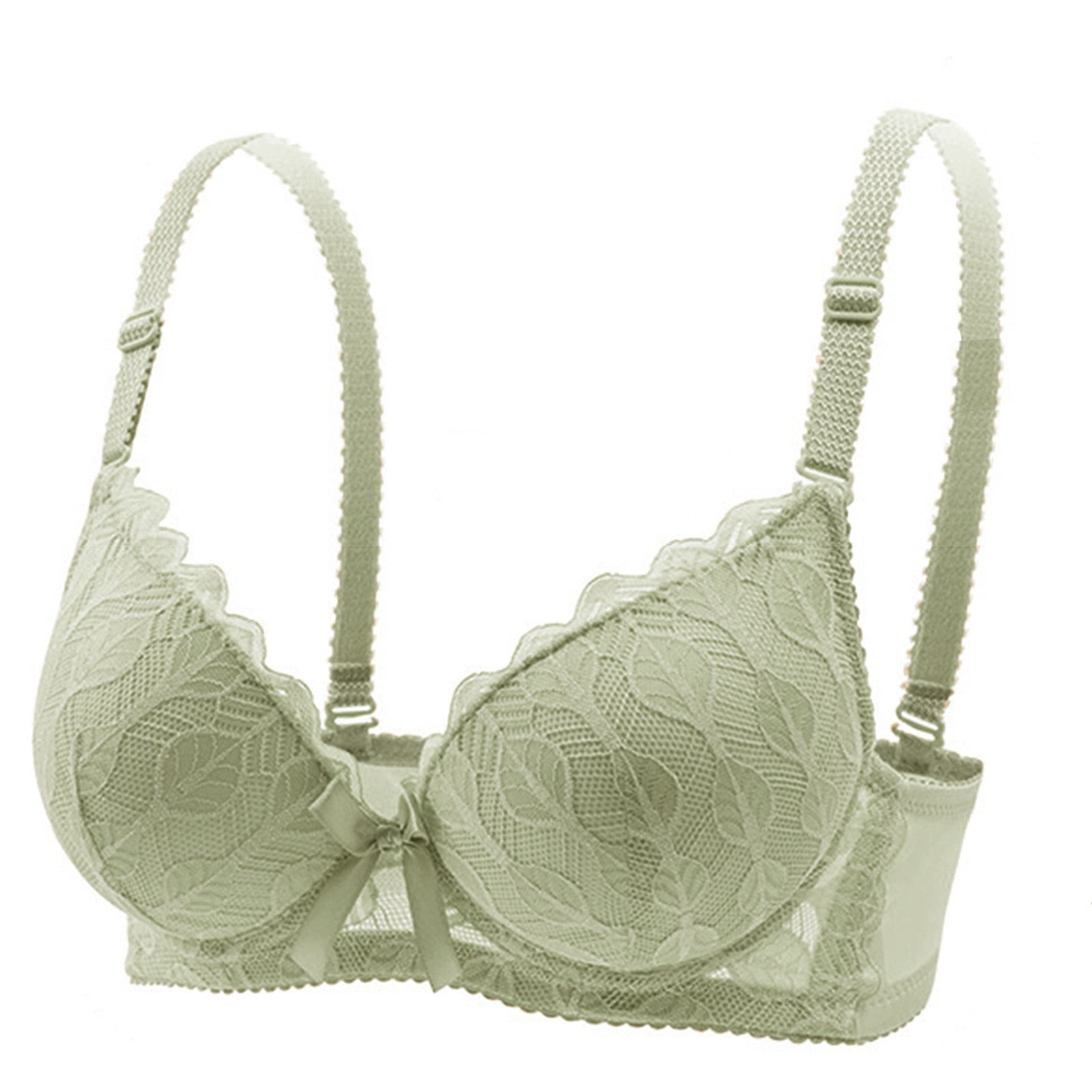 Betivan Women's Everyday Bra, Fashion Embroidery Underwire Bra, Thin ...