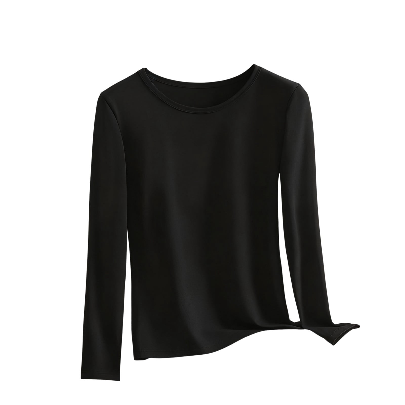Betivan Women's Fall & Winter Cotton Thermal Long-Sleeve Top Thin Slim ...