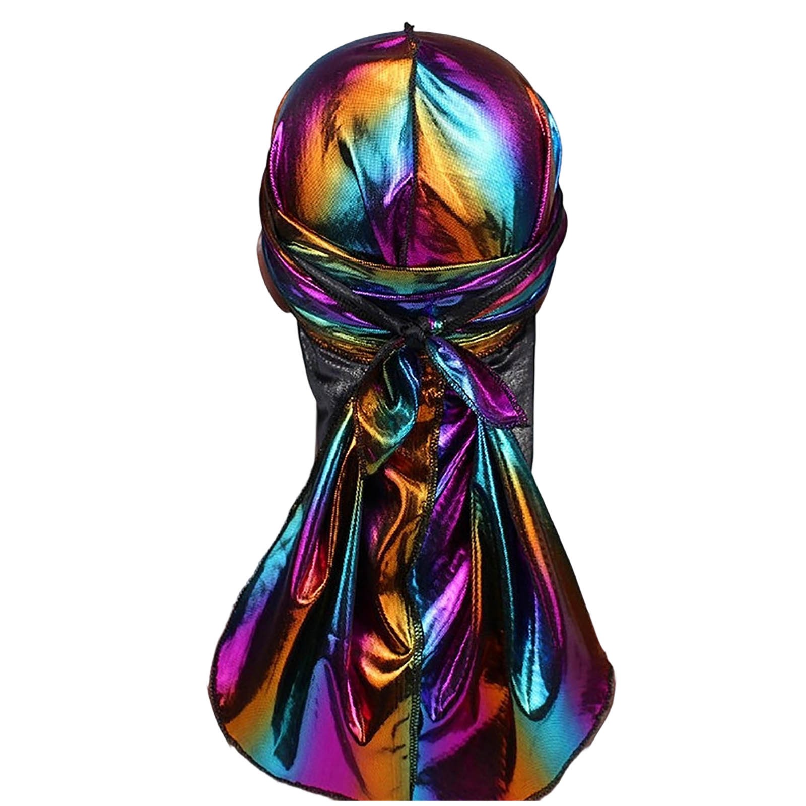 Betivan Women's Imitation Silk Long Tail Pirate Hat with Hood & Hip Hop ...