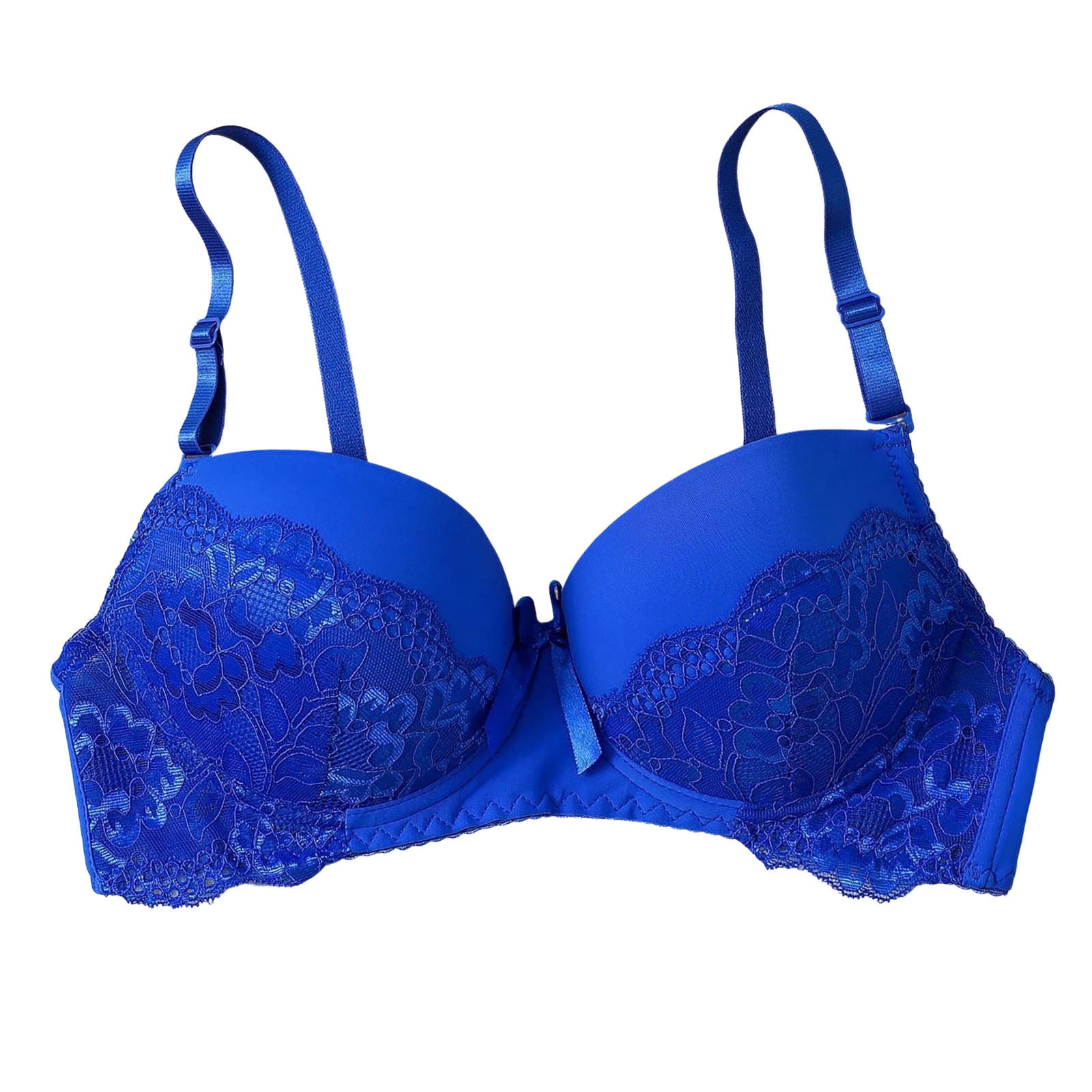 Betivan Women's Lace Thin Wireless Gathering Breathable Bra, Soft ...