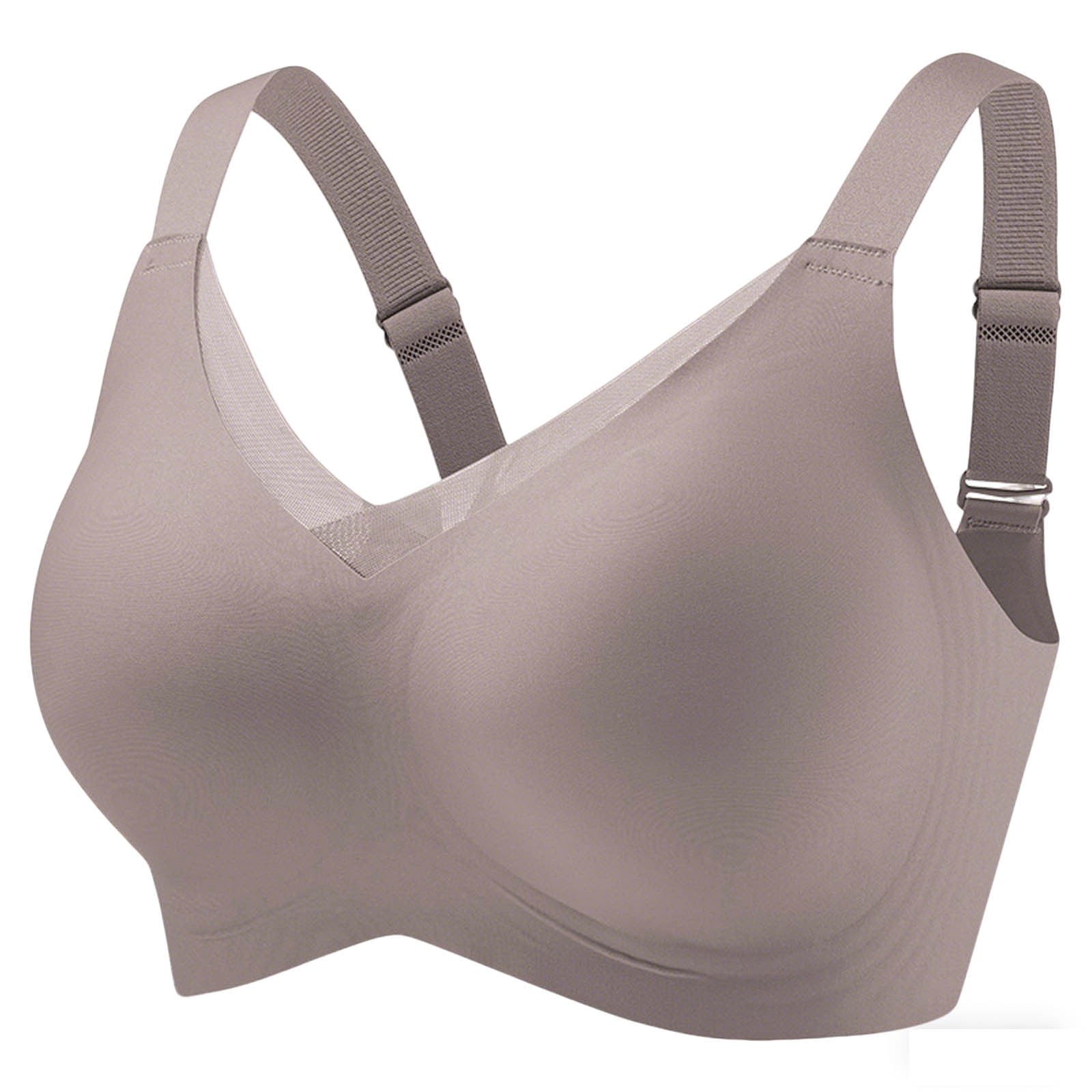 Betivan Women's Sports Bra Plus Size High Impact Push Up Seamless ...