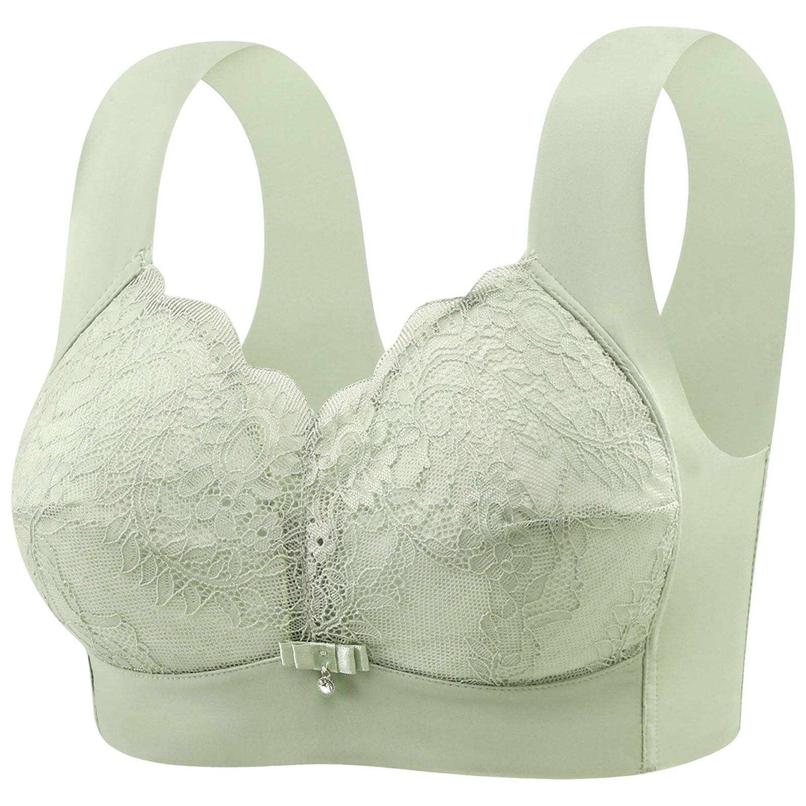 Betivan Women's Wireless Bras, Solid Color Sheer Everyday, Breathable ...