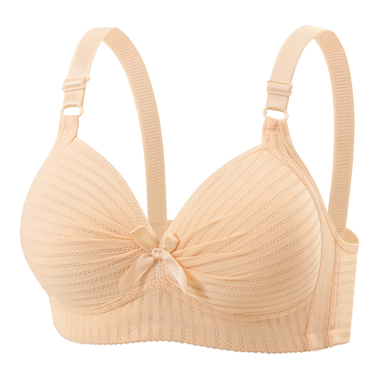 Betivan Women's Wireless T-Shirt Bra Soft Padded Pull-On Full Coverage ...