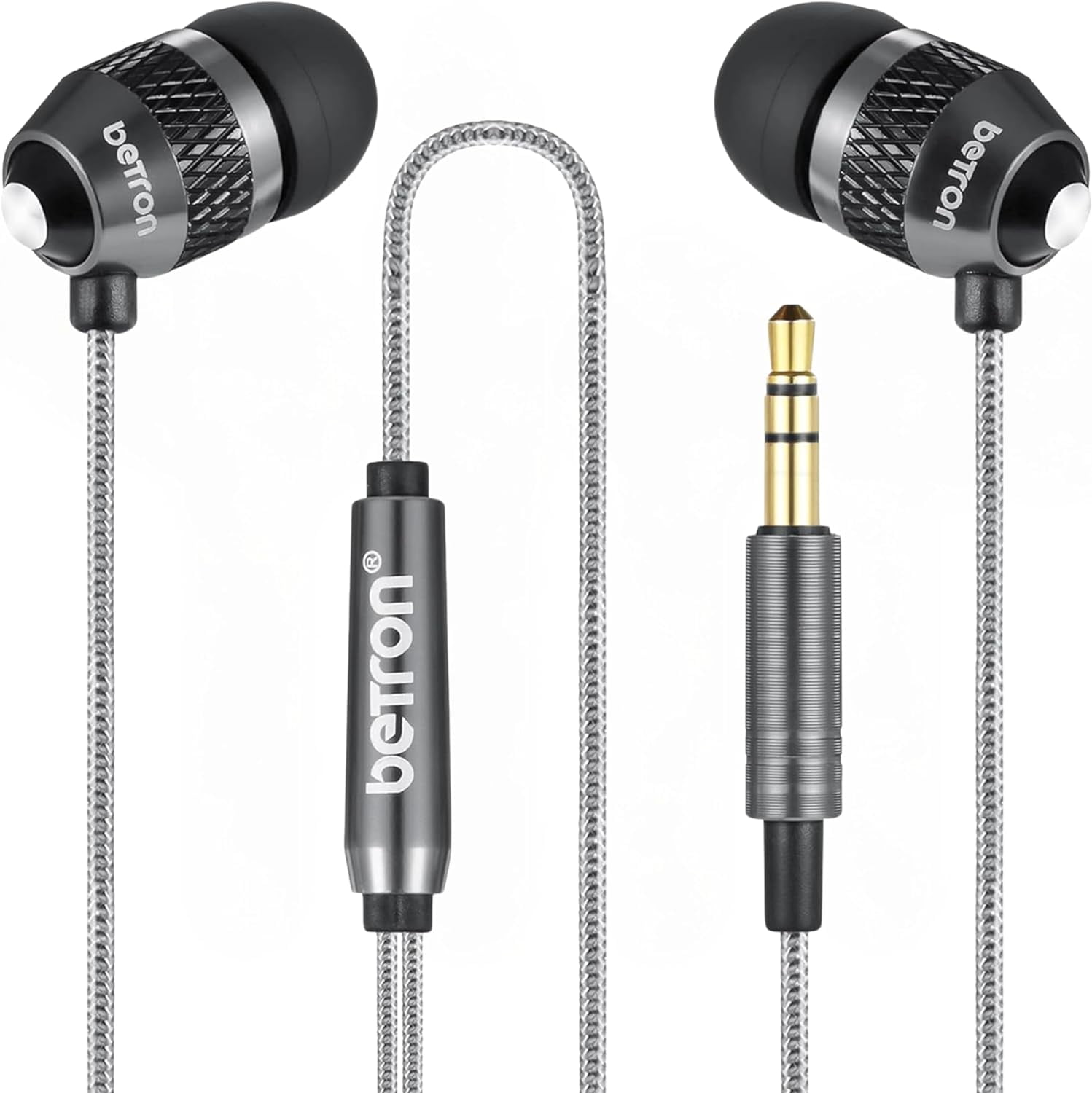 Betron B25 Earphones, Noise Isolating in-Ear Wired Headphones with ...