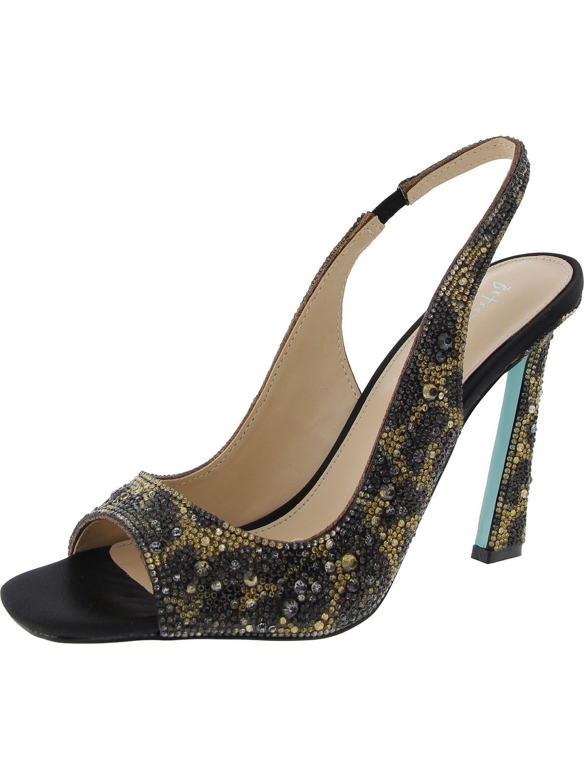 Betsey Johnson Mina Women's Heels Leopard Size 6 M - Walmart.com