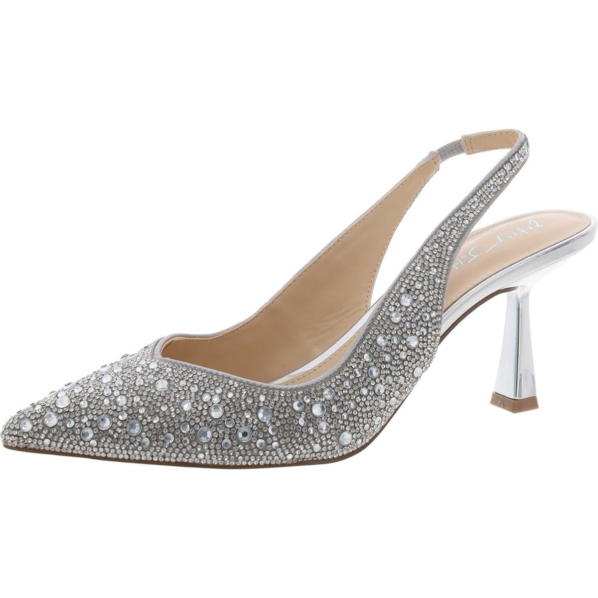 Betsey Women's Clark Pump, Silver, 8 - Walmart.com