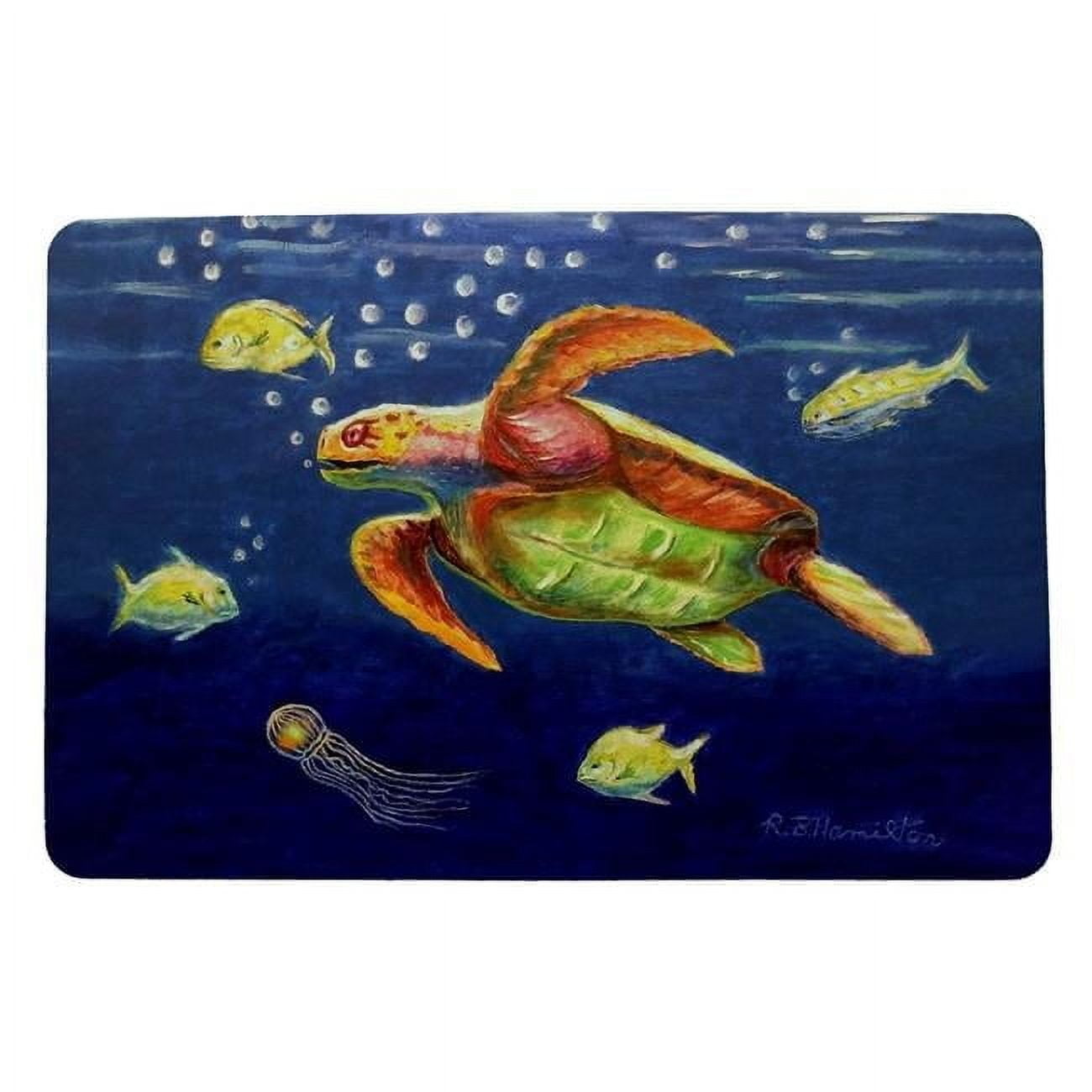Betsy Drake DM1168 18 x 26 in. Dicks Sea Turtle Door Mat - Walmart.com