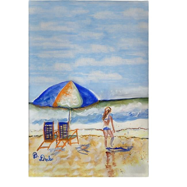 Betsy Drake GT1421 Beach Chairs & Girl Guest Towel - Walmart.com
