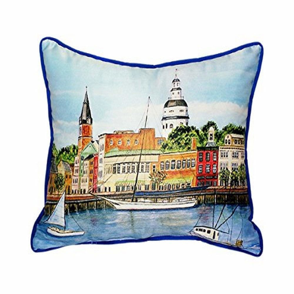 Annapolis City Dock Large Indoor/Outdoor Pillow 16x20 - Walmart.com