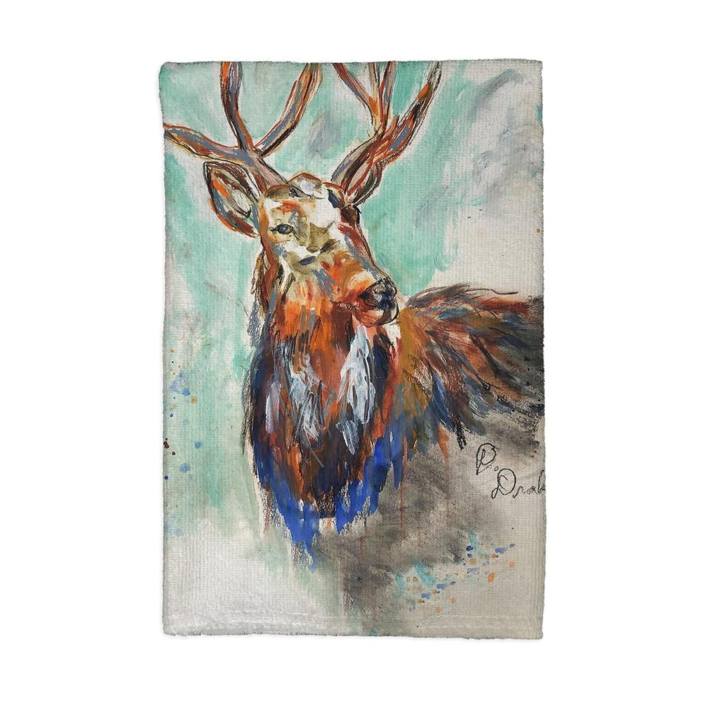 Betsy Drake Interiors Buck in Fall Kitchen Towel - Walmart.com