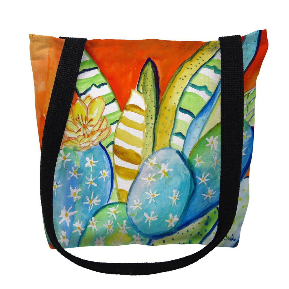Betsy Drake Interiors Cactus III Large Tote Bag 18x18 - Walmart.com