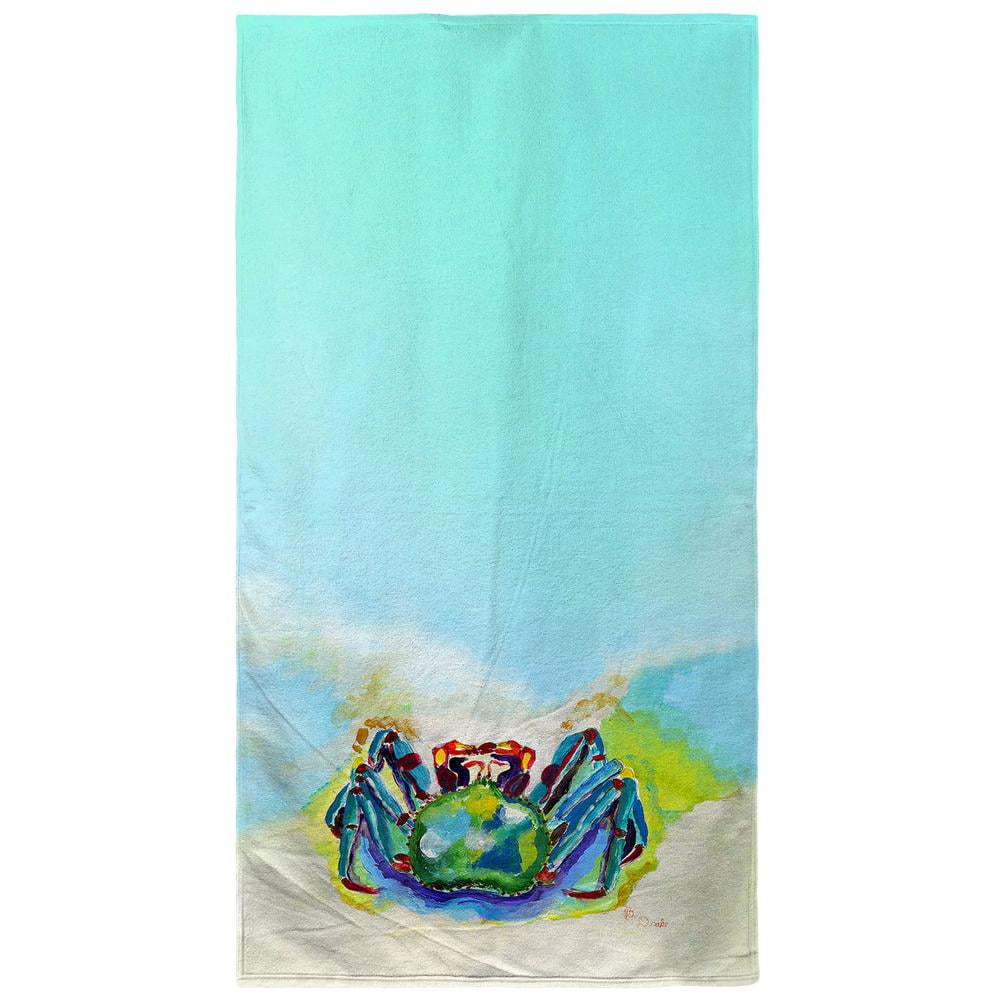 Betsy Drake Interiors King Crab Beach Towel - Walmart.com