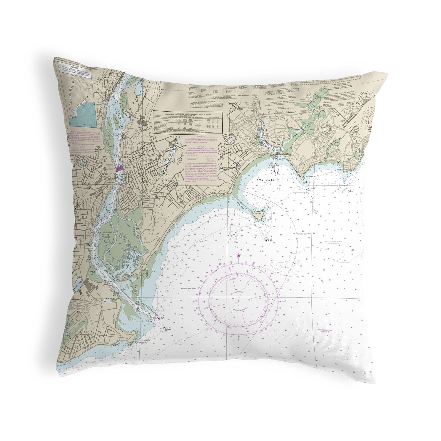 Betsy Drake Interiors North Long Island Sound, NY Nautical Map ...