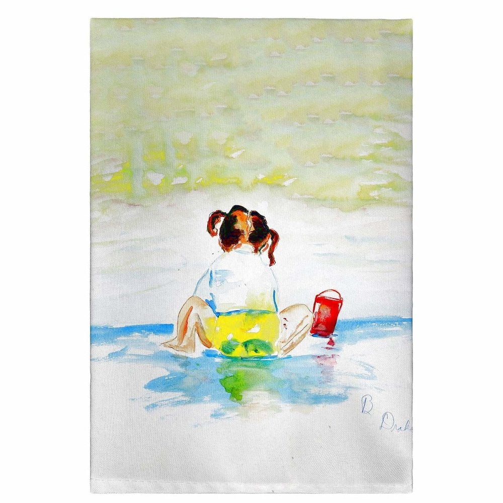 Betsy Drake Interiors Pigtails Playing Guest Towel - Walmart.com