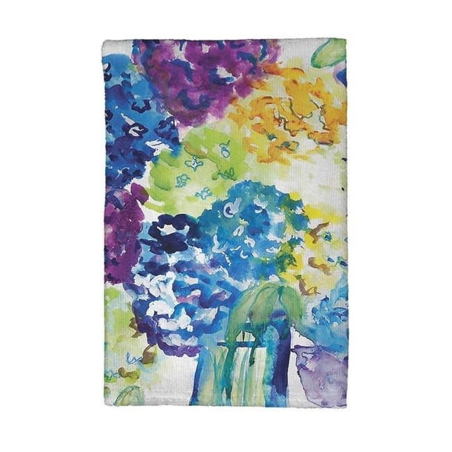 Betsy Drake KT022 Hydrangea Kitchen Towel - Walmart Business Supplies
