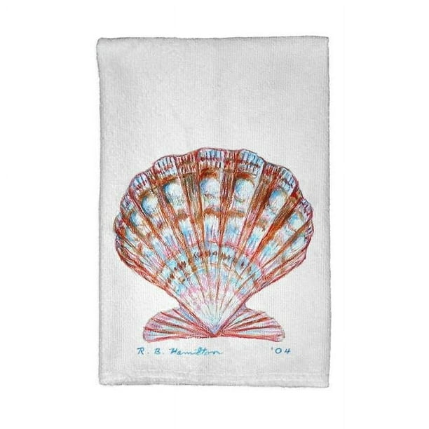 Betsy Drake KT112 Scallop Shell Kitchen Towel - Walmart Business Supplies