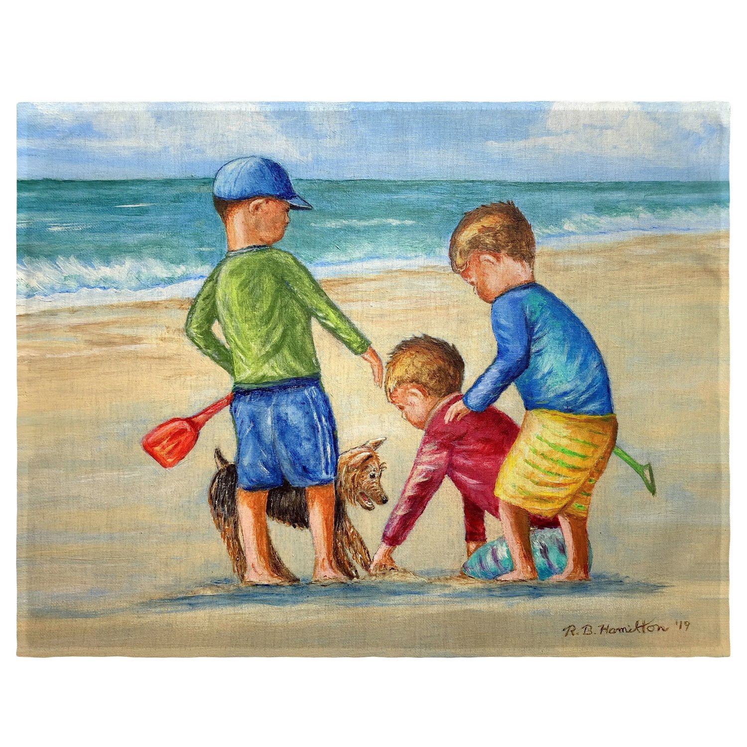 Betsy Drake PM1150 Buried Treasure Place Mat - Set of 4 - Walmart.com