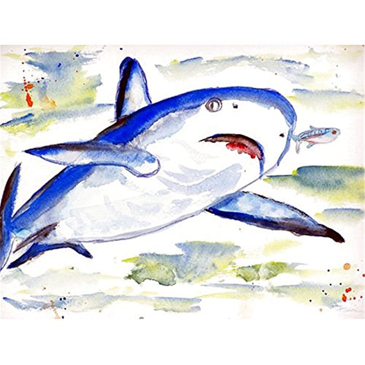 Betsy Drake PM213 Shark Place Mat - Set of 4 - Walmart.com