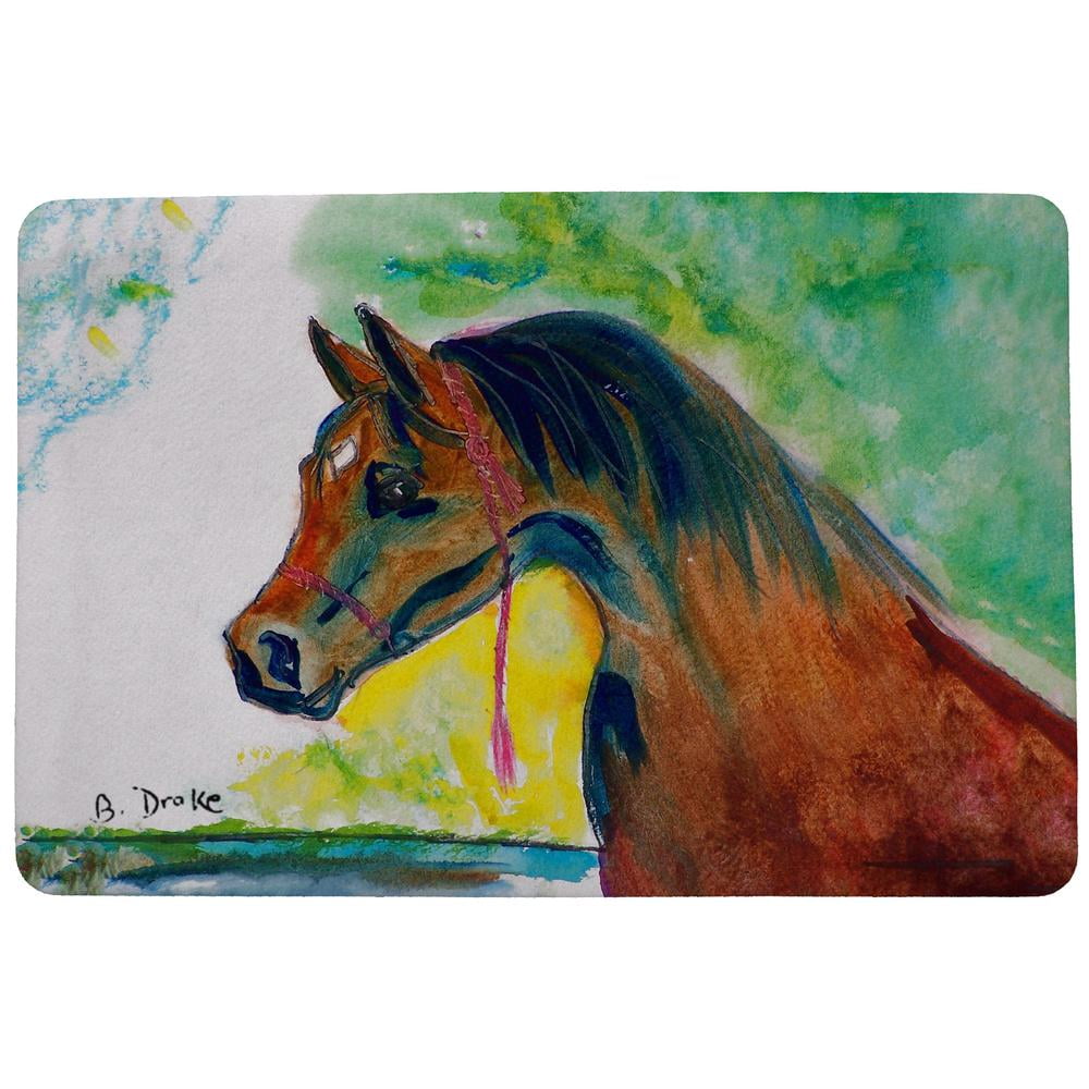 Betsy Drake Prize Horse 18x26-inch Door Mat - Walmart.com