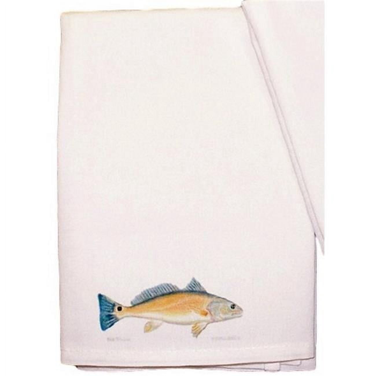 Betsy Drake Red Drum Guest Towel Set of 2 - Walmart Business Supplies