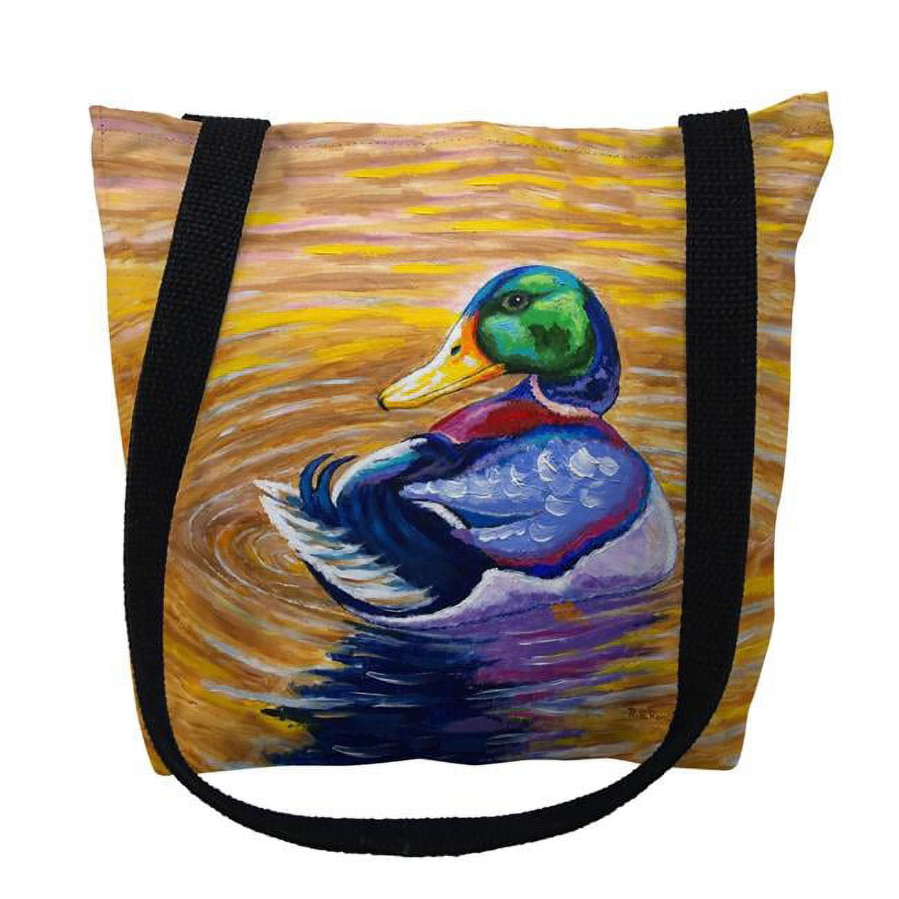 Betsy Drake TY1337G 18 x 18 in. Duck Looking Tote Bag - Large - Walmart.com