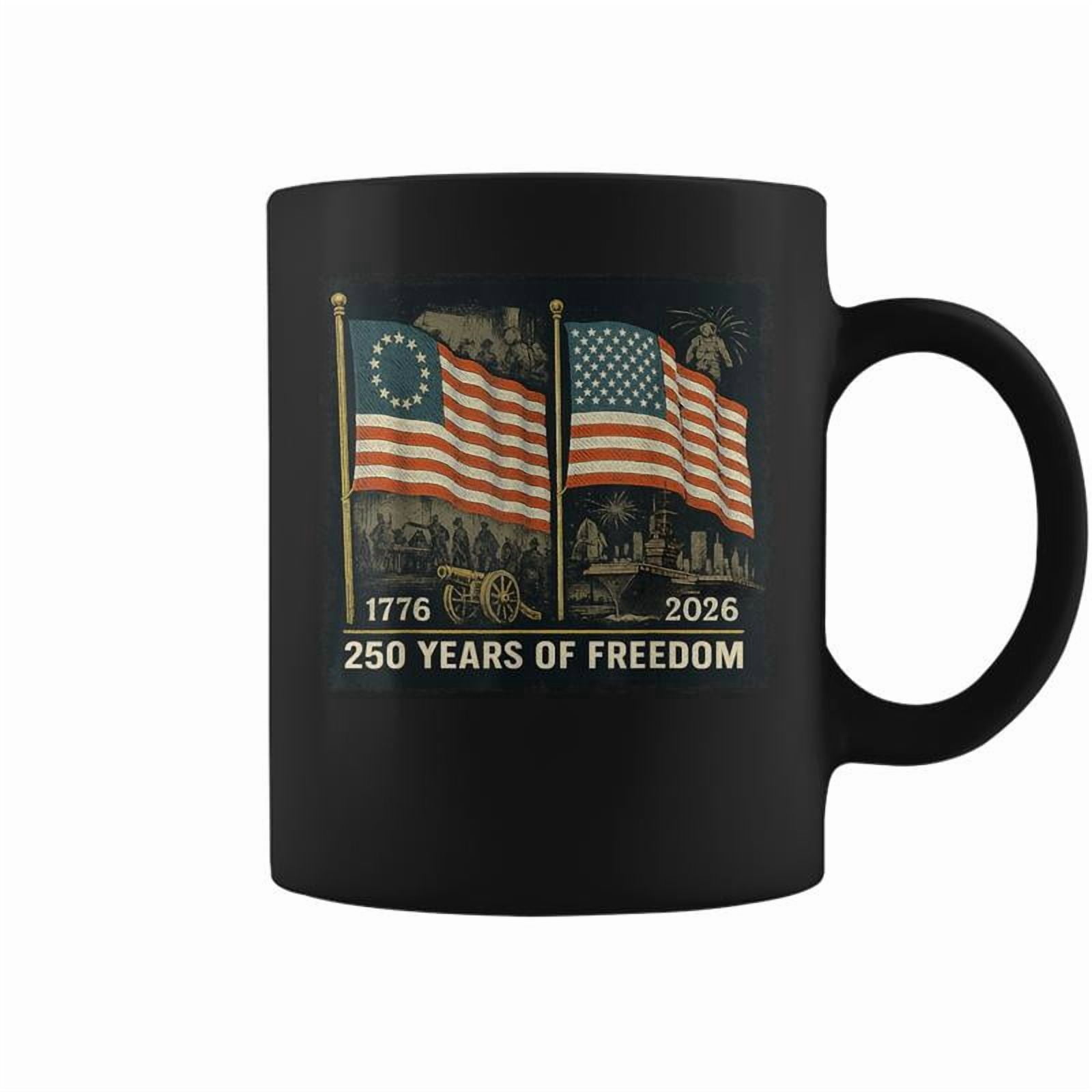 Betsy Ross Flag 250 Years Of Freedom 17762026 Coffee Mugs - Walmart.com