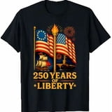 Betsy Ross Flag 250 Years of Liberty 250th 4th of July Gifts T-Shirt ...