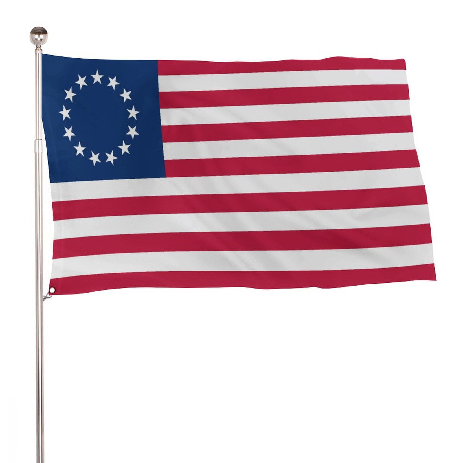 Betsy Ross Flag, Heavy Duty Polyester Falgs, Single Sided Print Flags ...