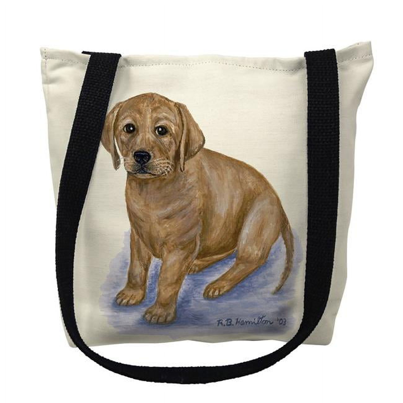 Betsydrake 13 x 13 in. Yellow Lab Tote Bag - Small - Walmart.com