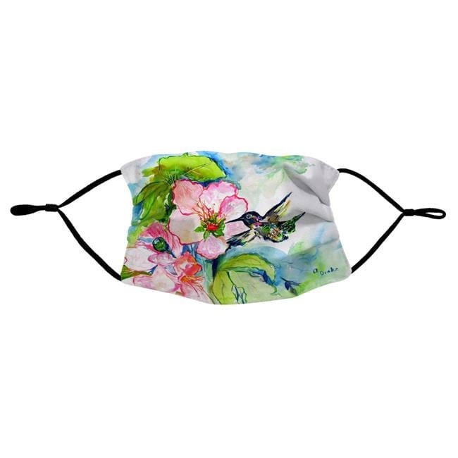 Betsydrake Hummingbird & Hibiscus Face Mask - Walmart.com
