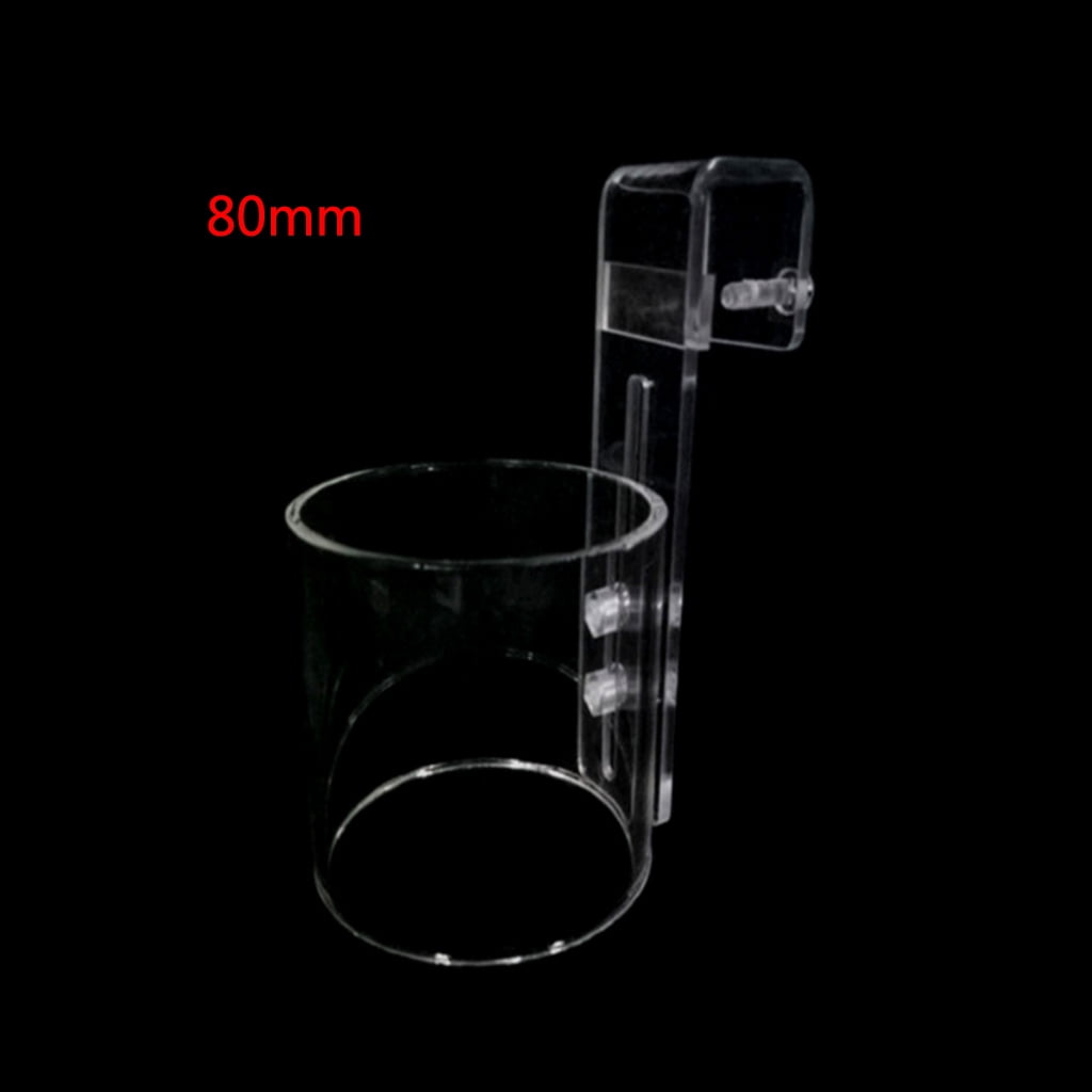 Betta Feeding Ring Clear Acrylic Cylinder Floating Feed Circle Reduce ...