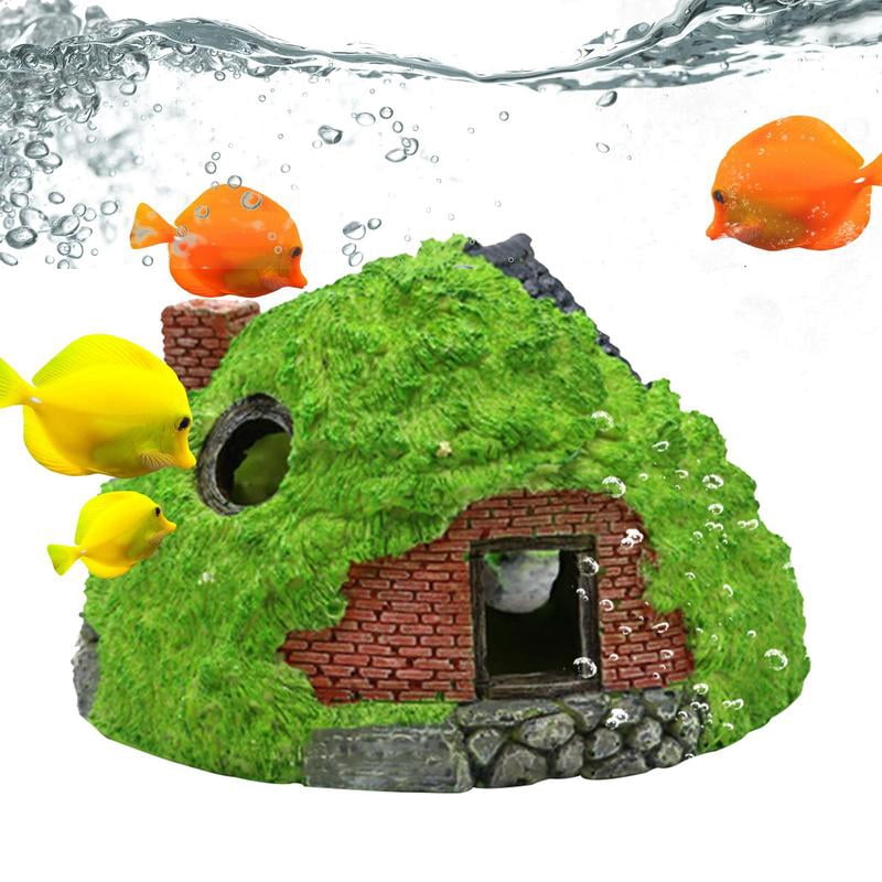 Betta Fish Cave Aquarium Cave Fish Hide Resin Small Cave Betta Decor ...