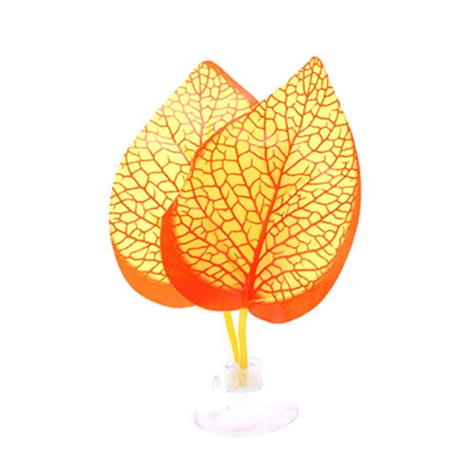 Betta Fish Hammock Plant Suction Cup Leaf Bed Realistic Leaf Pad ...