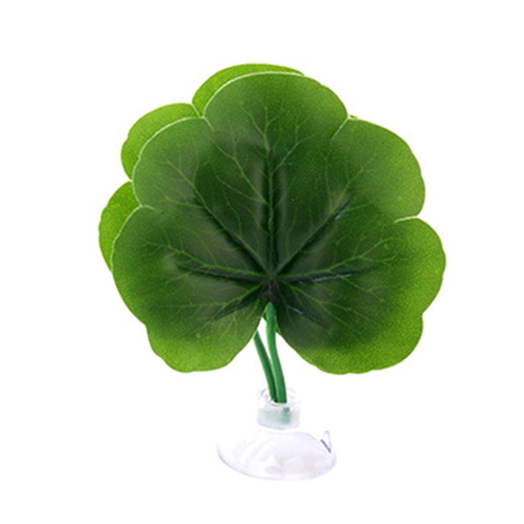 Betta Fish Hammock Plant Suction Cup Leaf Bed Realistic Leaf Pad ...