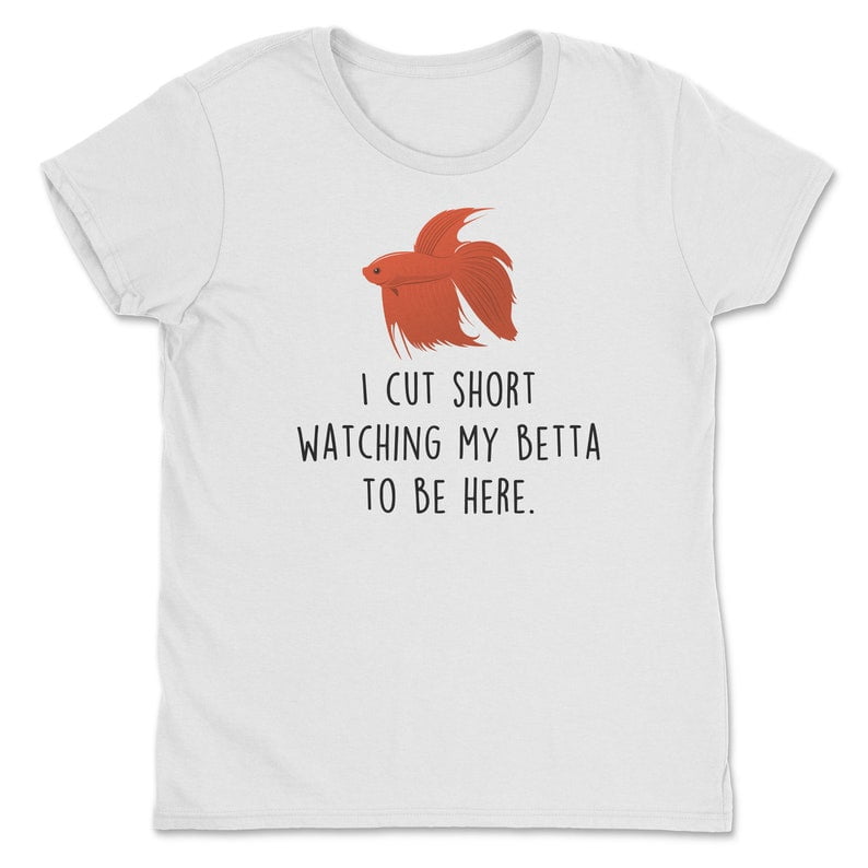 Betta Fish Shirt, Funny Betta Lover Gift, Cute Siamese Fighting Fish T ...