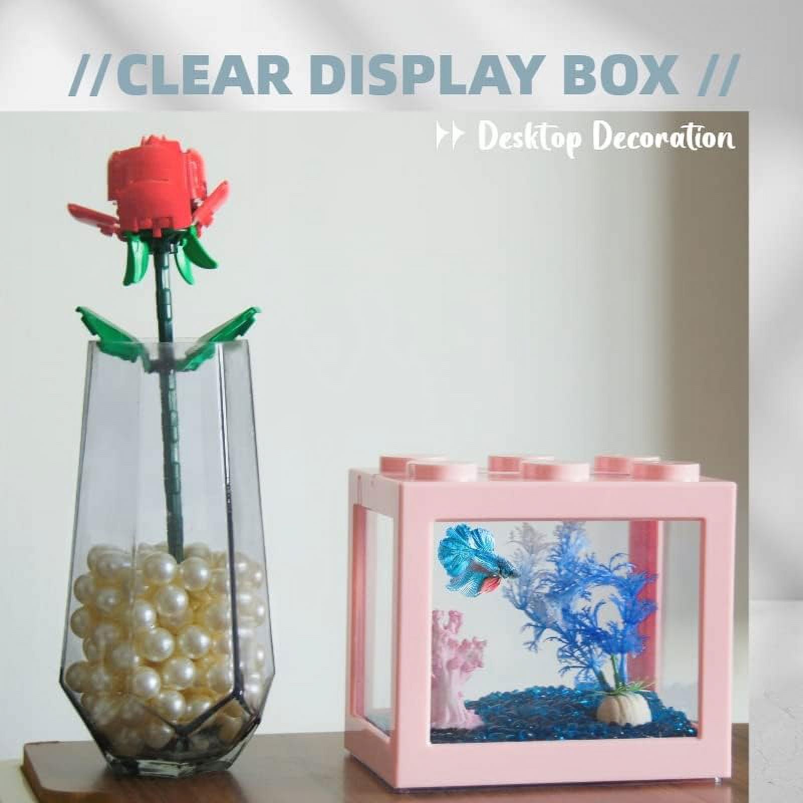 Betta Fish Tanks, Aquarium Tanks, Stackable Mini Fish Tank Aquarium ...