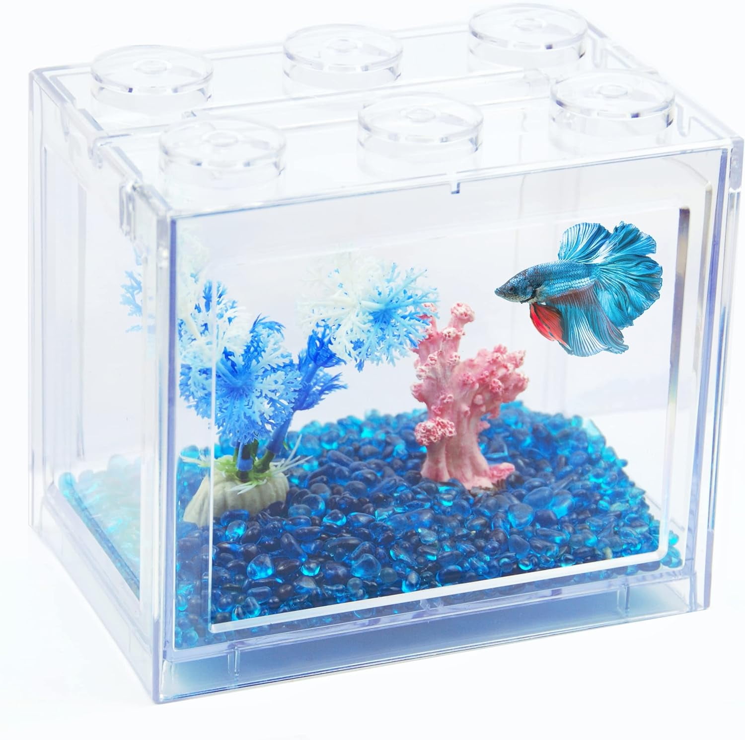 Betta Fish Tanks, Aquarium Tanks, Stackable Mini Fish Tank Aquarium ...