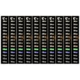 Betta Sticker Thermometer Vertical Stick on Thermometer Strip for ...