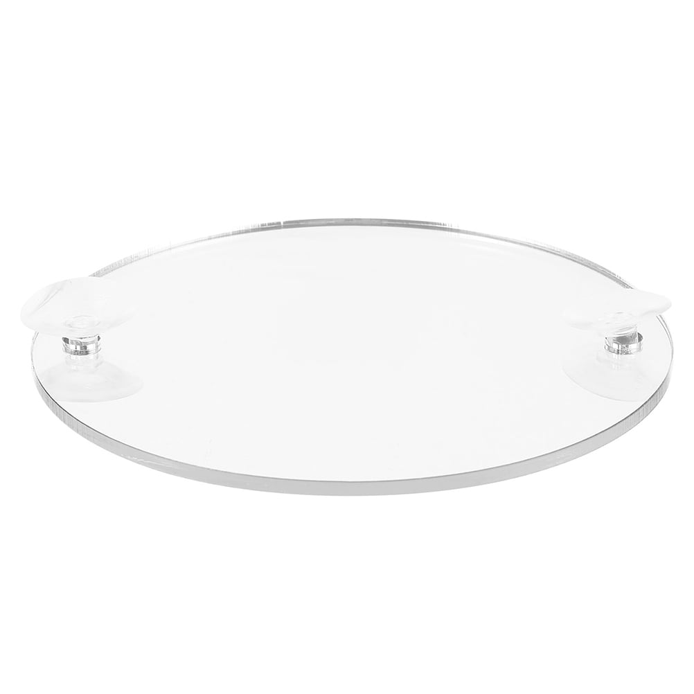 FRCOLOR 1Set Silver Acrylic Betta Fish Exercise Mirror for Aquarium ...