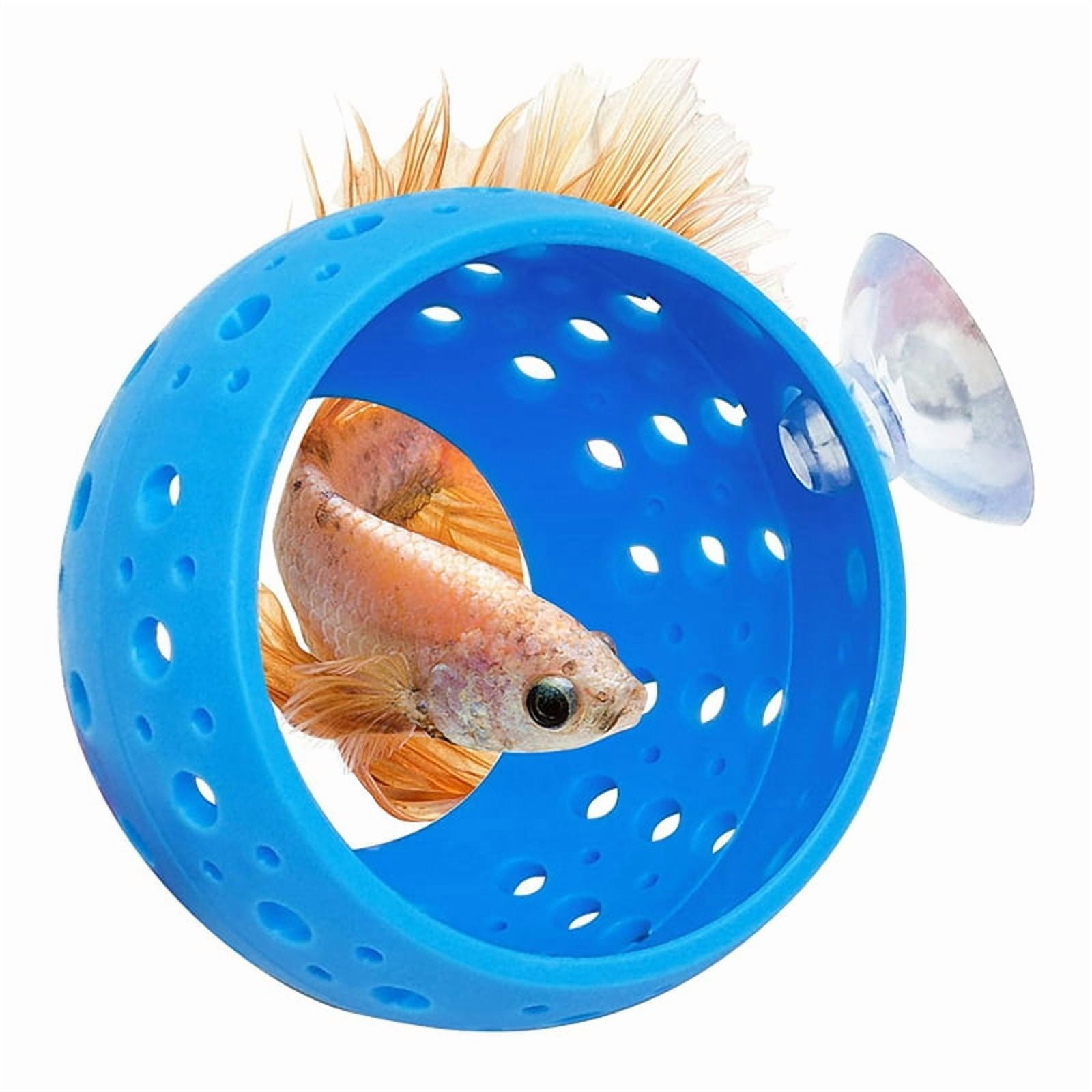 Bettas Tunnel, Aquarium Fish Hideout with Suction Cup Shrimp Cave ...