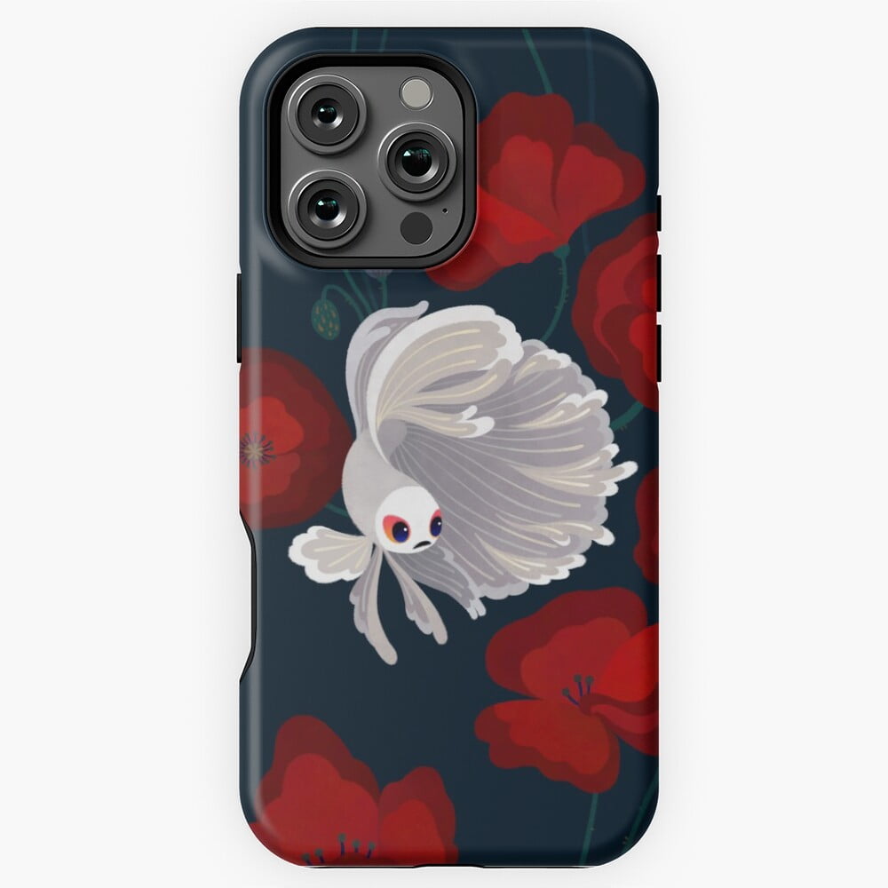 Bettas and Poppies Colorful Fish Art Phone Case Compatible iPhone 17 ...