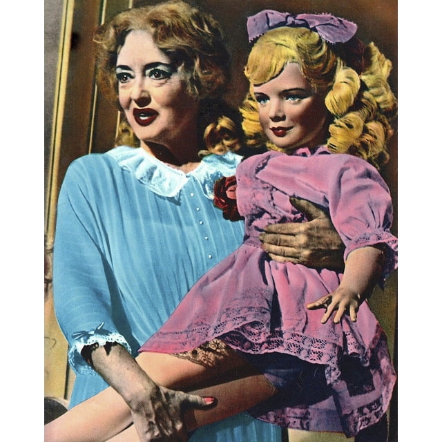 Bette Davis In What Ever Happened To Baby Jane? Holding Baby Jane Doll ...